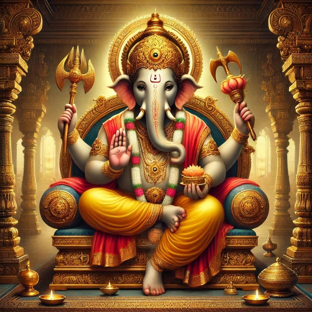🕉️ Ganesha Mantra: Om Gam Ganapataye Namaha & 3 weitere