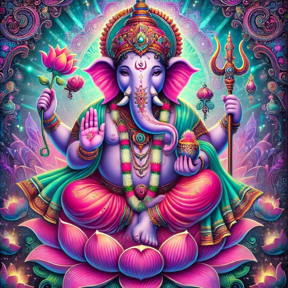 🕉️ Ganesha Mantra: Om Gam Ganapataye Namaha & 3 weitere
